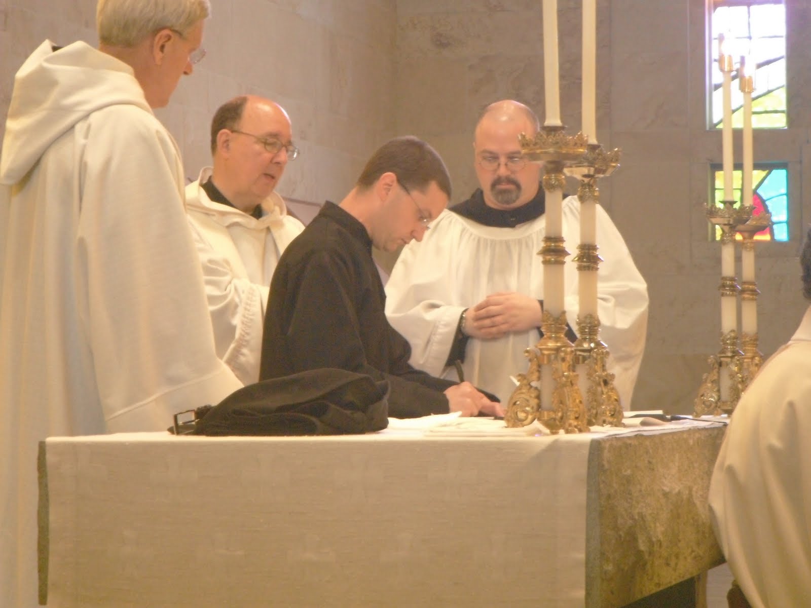 Saint Bernard Preparatory School: St.Bernard monk professes first vows