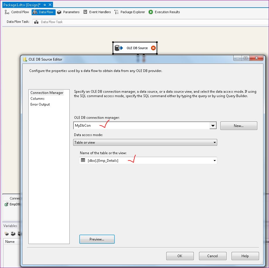 Ssis Data Flow Task To Append The Data To An Excel File From A Sql Query Or Table Power Bi