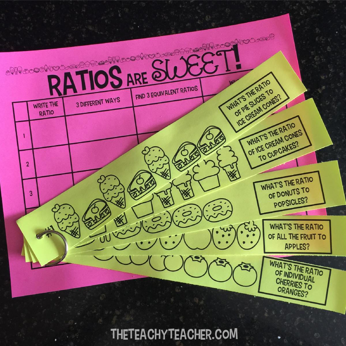 theteachyteacher: RATIOS are SWEET!