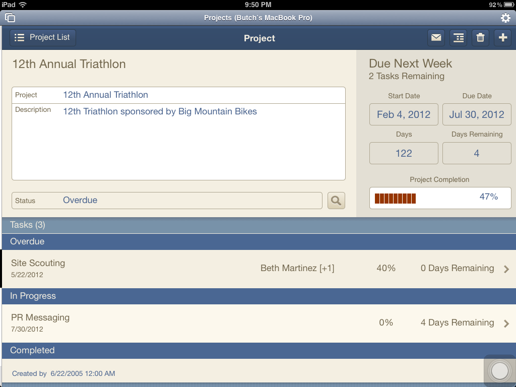 The Mac Office: Projects: FileMaker Pro 12 Starter Solution