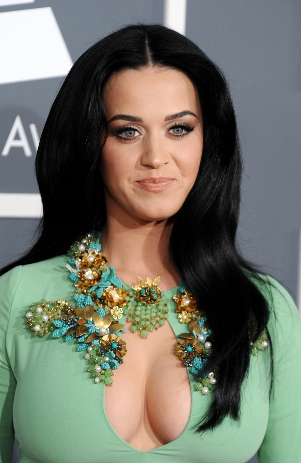 Katy Perry Sexy Sea Green Cleavage Photoshoot 2013 Icon Magazine