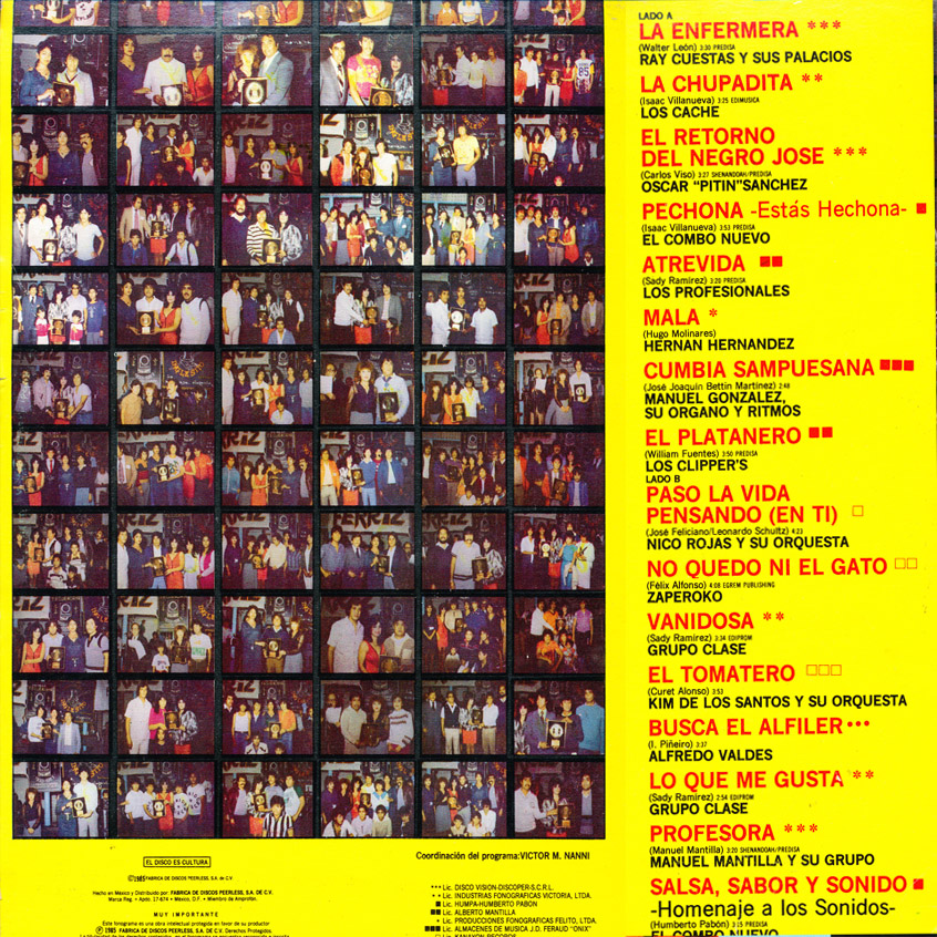 MELODIAS DE COLOMBIA: TEQUENDAMA DE ORO VOL 5 (1985) (DISCOS PEERLESS ...