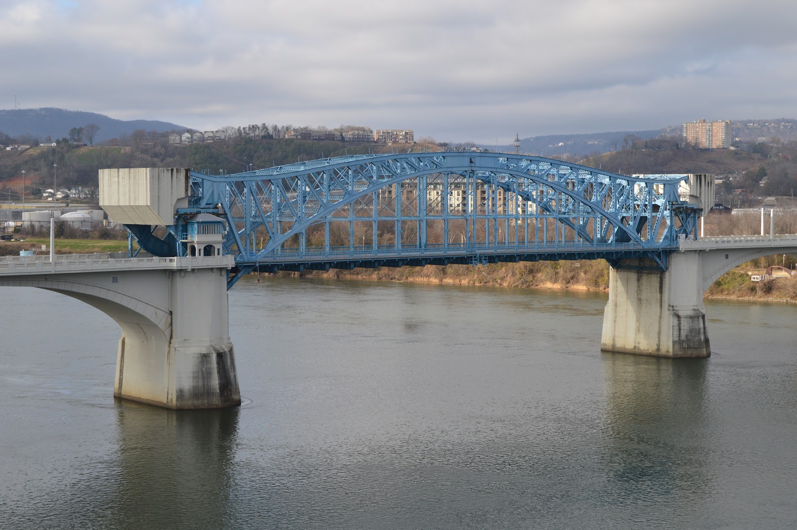 Industrial History: 1917 Market Street Bridge over Tennessee River in ...