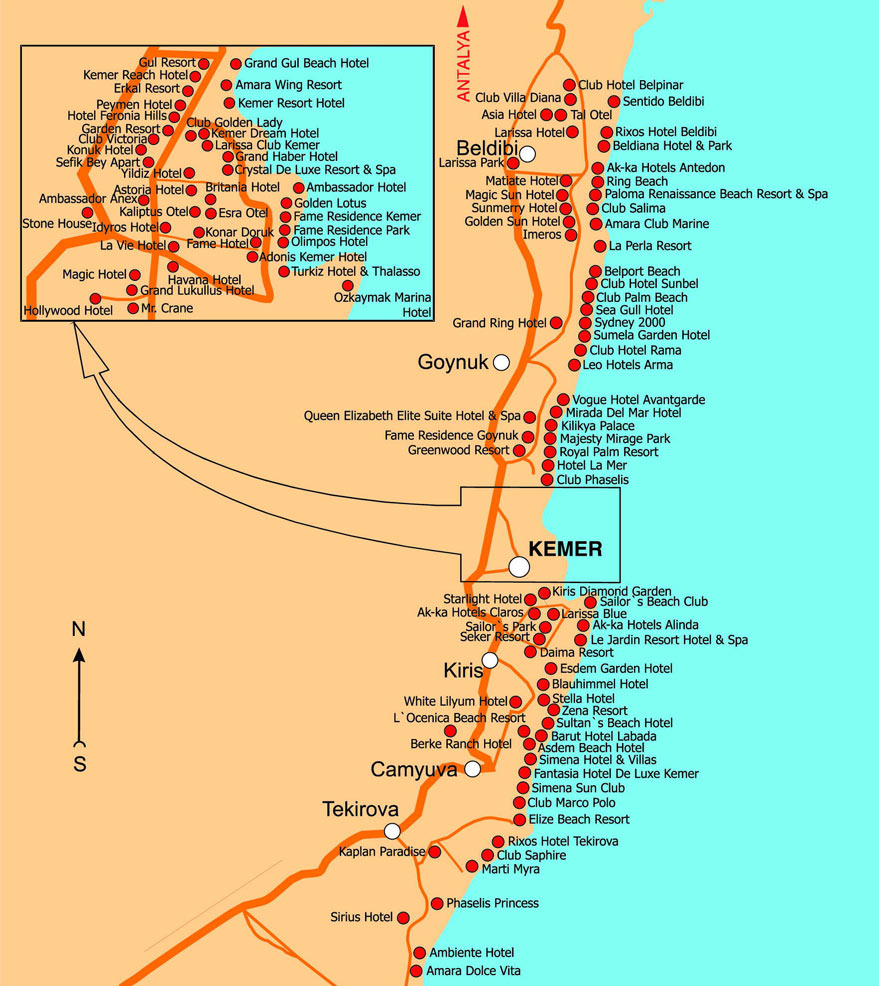 Romania Live: Harta turistica Turcia Obiective turistice Turcia