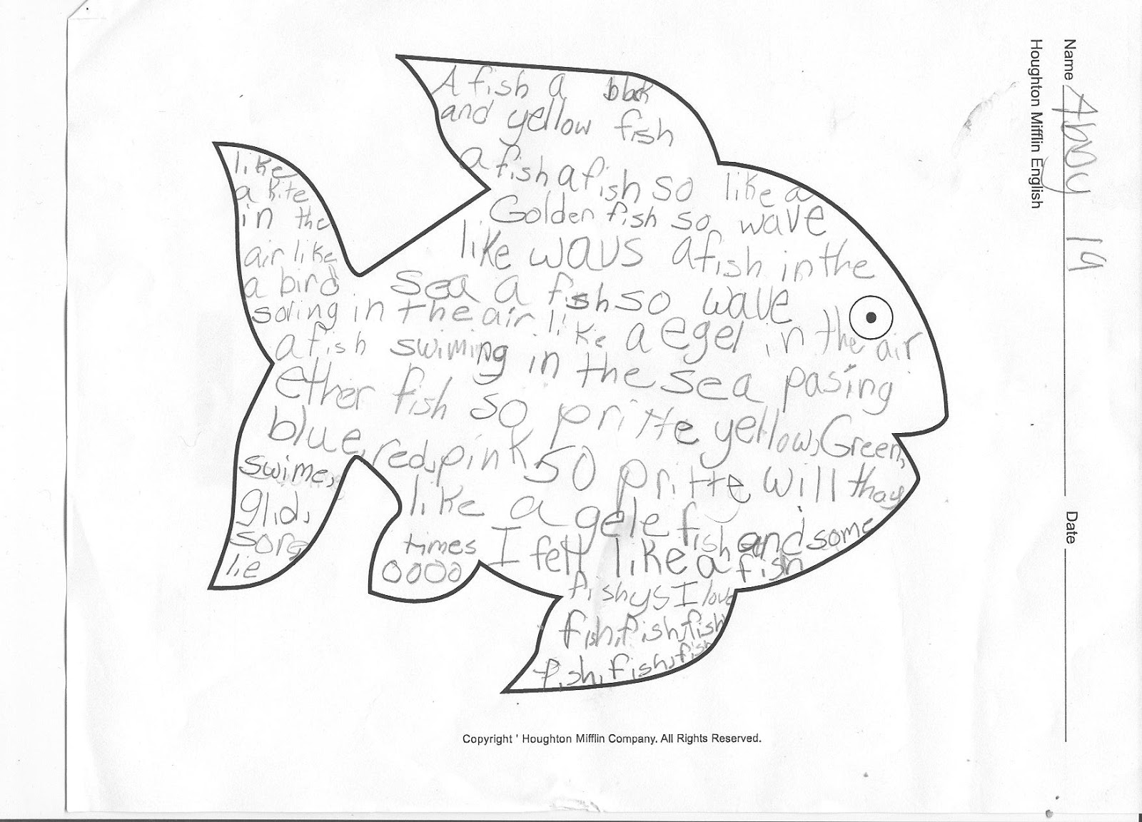 Traveling with Team 184 2012-2013: Shape Poems