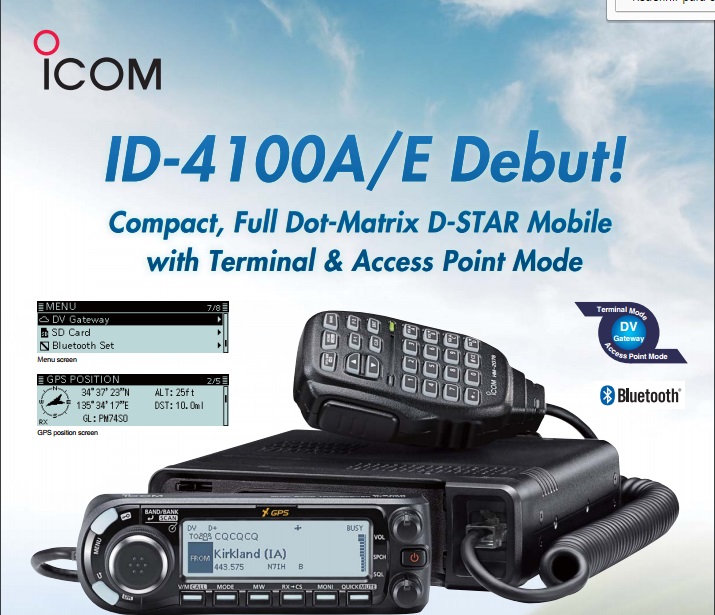 F5IRO Freddy: ICOM 4100