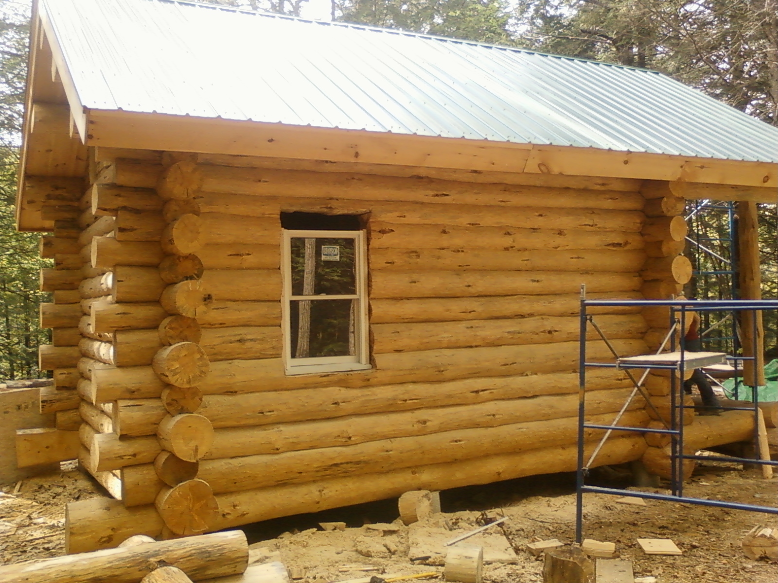 Rebuilding Titcomb Cabin