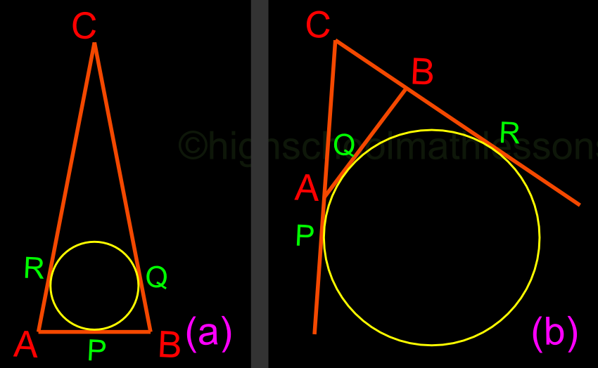 High school Mathematics Lessons: Chapter 32.6 - Two tangents - Solved ...