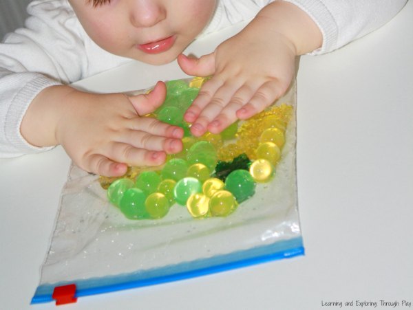 Learning and Exploring Through Play: Spring Sensory Bag