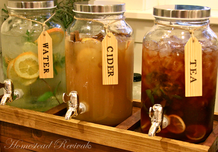 Homestead Revival: Drink Dispenser Labels