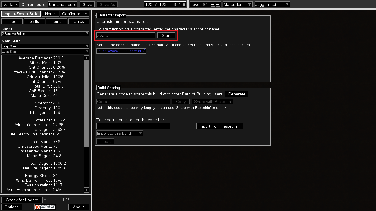 PoEの話: Path of Buildingの使い方 その1