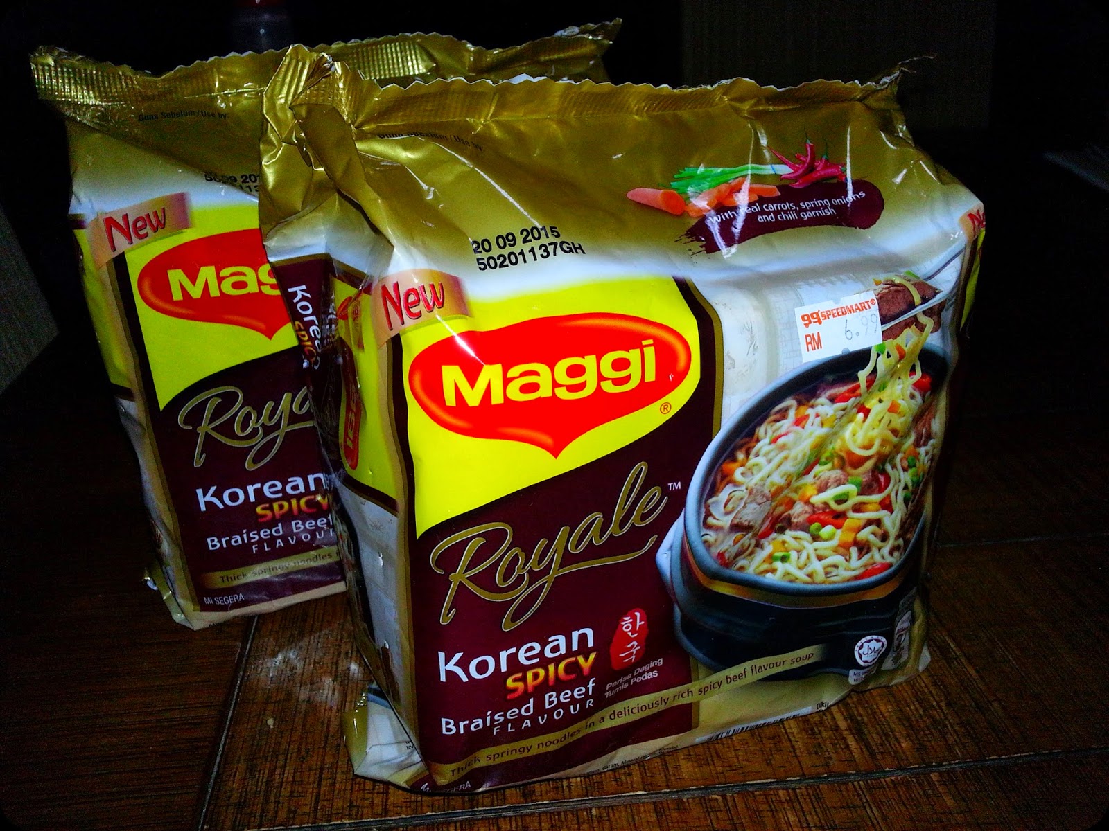 MY ALL: maggi Korean Spicy Braised Beef...errrr!!