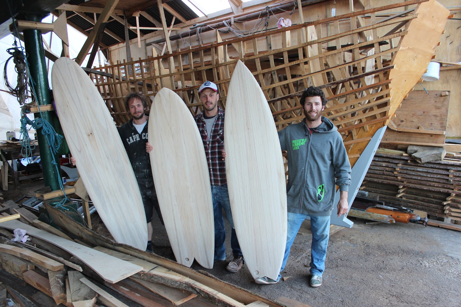 Wooden Surfboards: More wooden board building classes