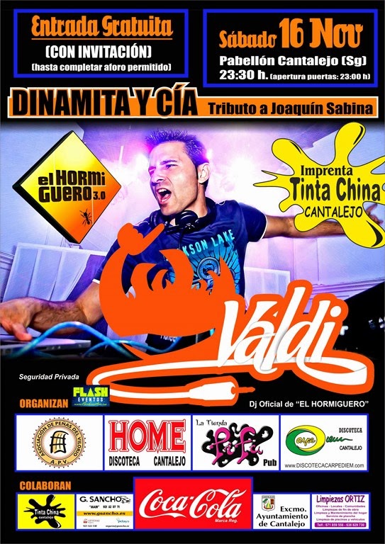 LOS LOBOS-SAUQUILLO: DJ VALDI EN CANTALEJO