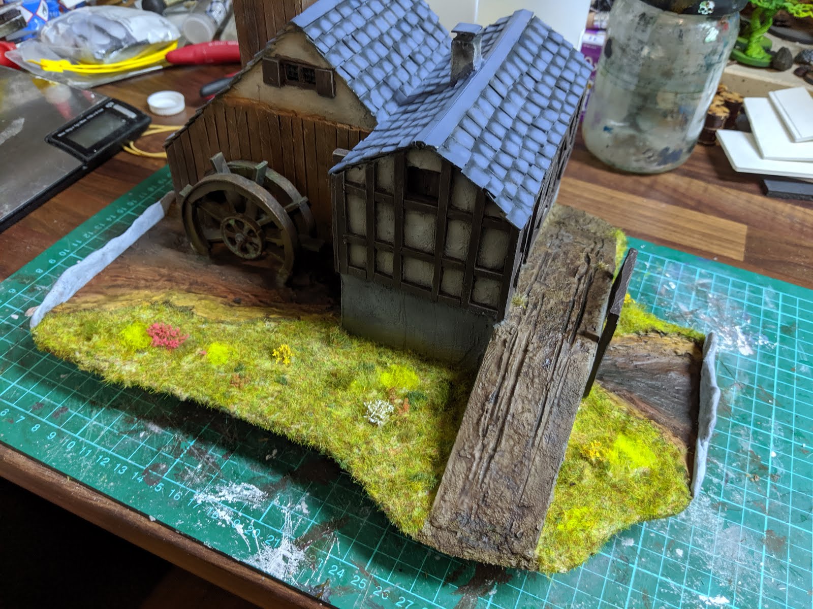 Another wargaming blog: Tutorial: flock basing around buildings and ...