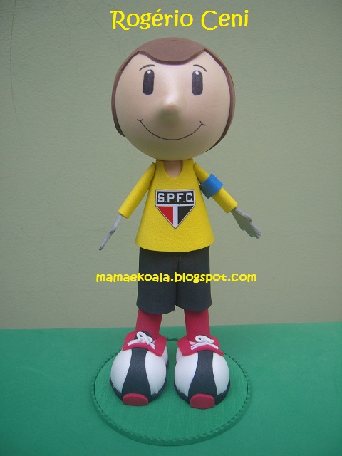 Mamãe Koala: Boneco em E.V.A Rogério Ceni