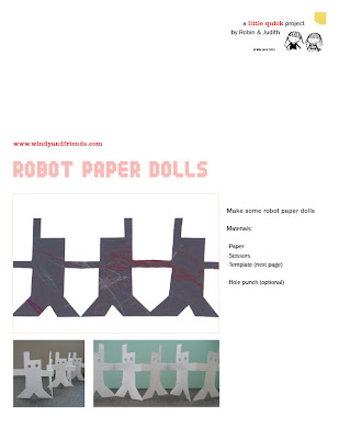 hundreds & thousands: Robot Paper Dolls