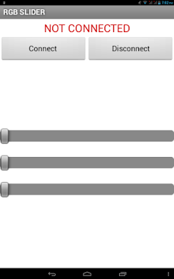 MIT APP MAKER: RGB Slider Color Selector RGB LED | Android and Arduino