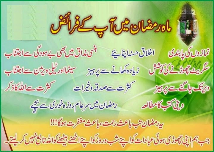 Ahadees and Quranic Aayat Regarding Ramazan And Roza - 3 - Ahl-e-Hadees