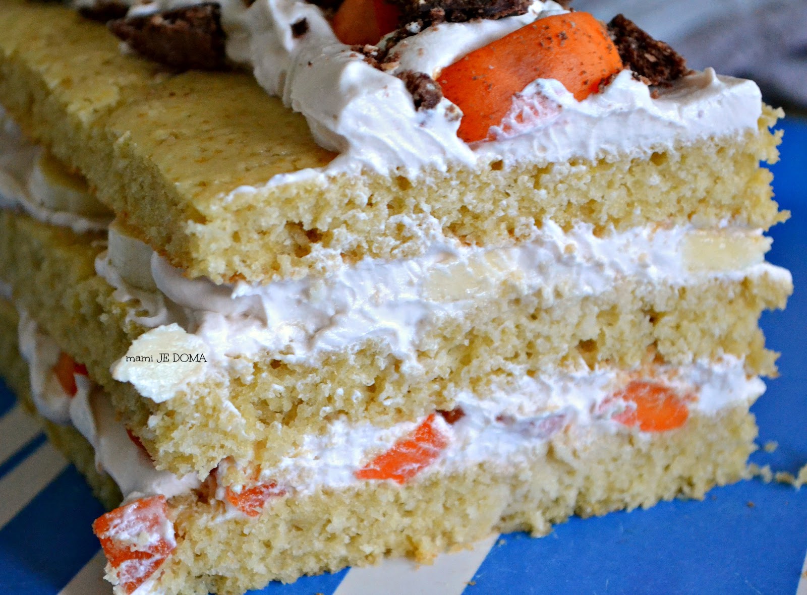 Mami je doma: The naked cake - torta nagica na hitro