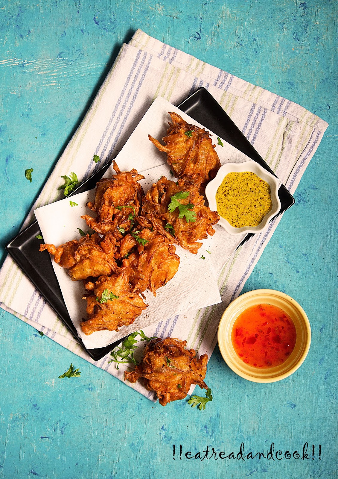 Pyaji / Onion Bhaji / Onion Fritters