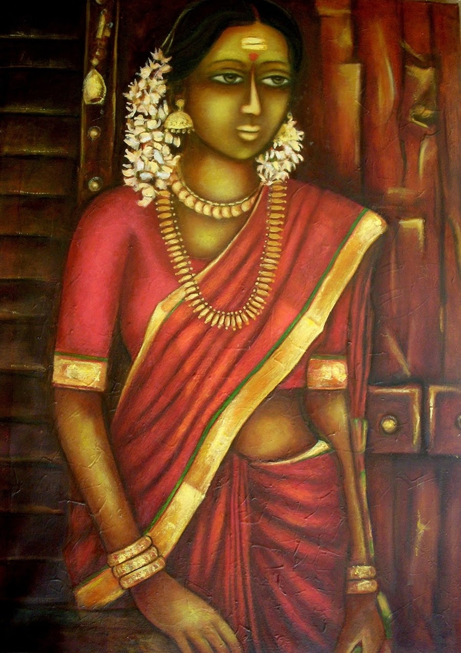 30 Stunning Paintings By Indian Artist Raji Chako - Fine Art and You