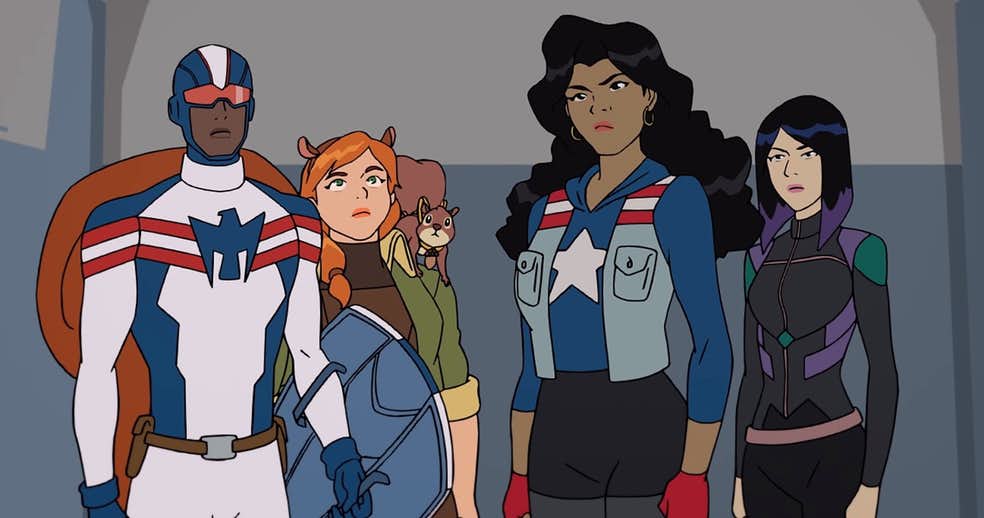 Animação Marvel Rising divulga mais um clipe e videos com a Capitã ...