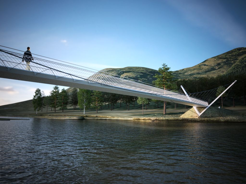 The Happy Pontist: River Dee Footbridge, Braemar