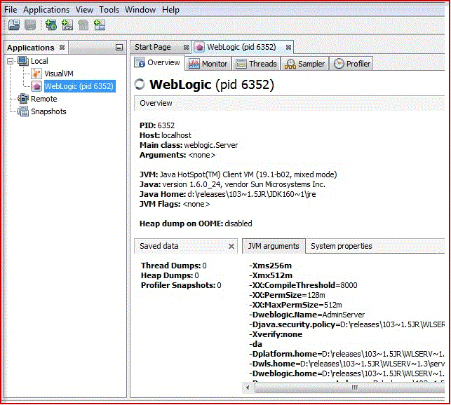 Pavan S Fusionmiddleware Centre Of Excellence Java Visualvm Troubleshooting Tool For Weblogic