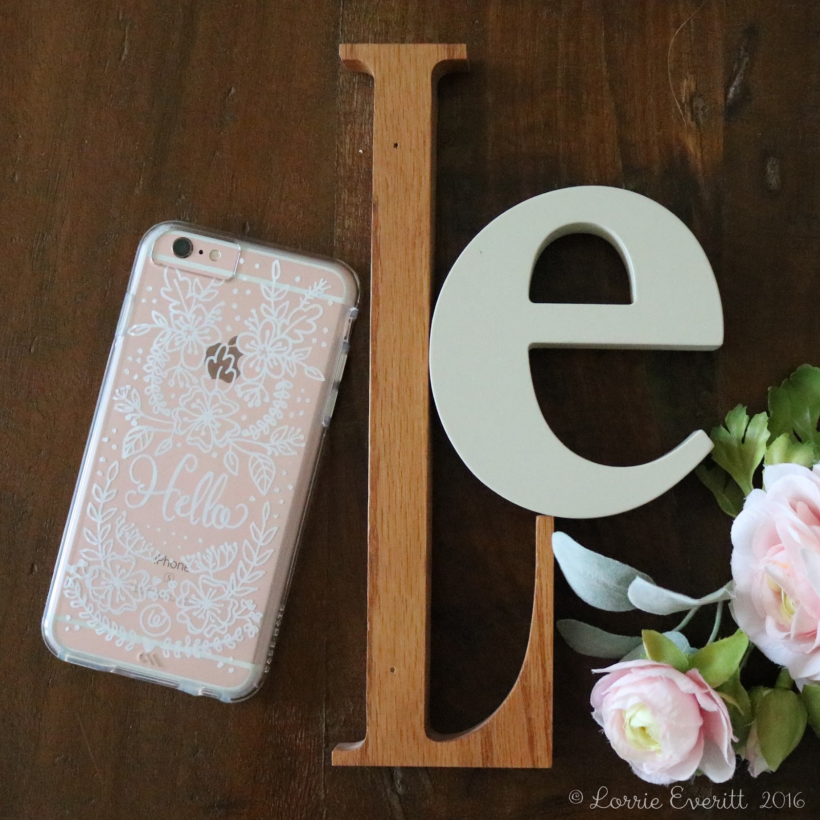 Lorrie Everitt Studio: personalize your clear phone case using sharpie ...