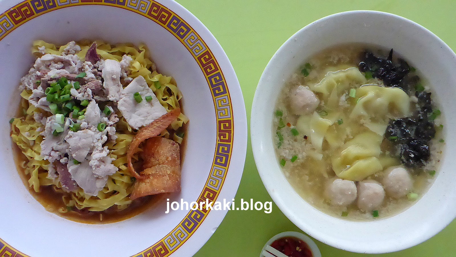 No Michelin Star Tai Wah Pork Noodles at Hong Lim FC 大华肉脞面 ⭐⭐⭐ |Tony ...