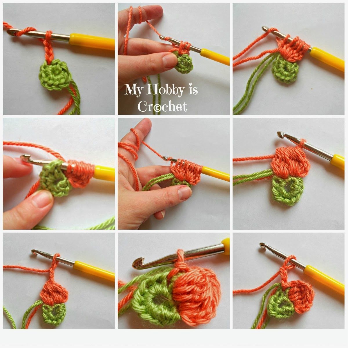 My Hobby Is Crochet: 5 Petals Cluster Flower - Free Pattern with ...