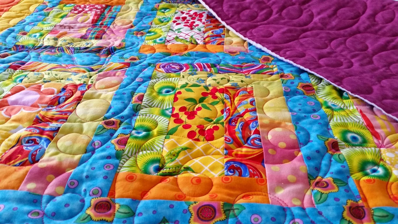 Crafty Sewing & Quilting: My String Bean Quilt for Pat Sloan's Challenge
