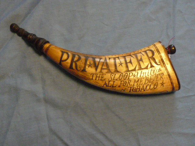 Contemporary Makers: Flat Powder Horn by "Wild Willie" Frankfort