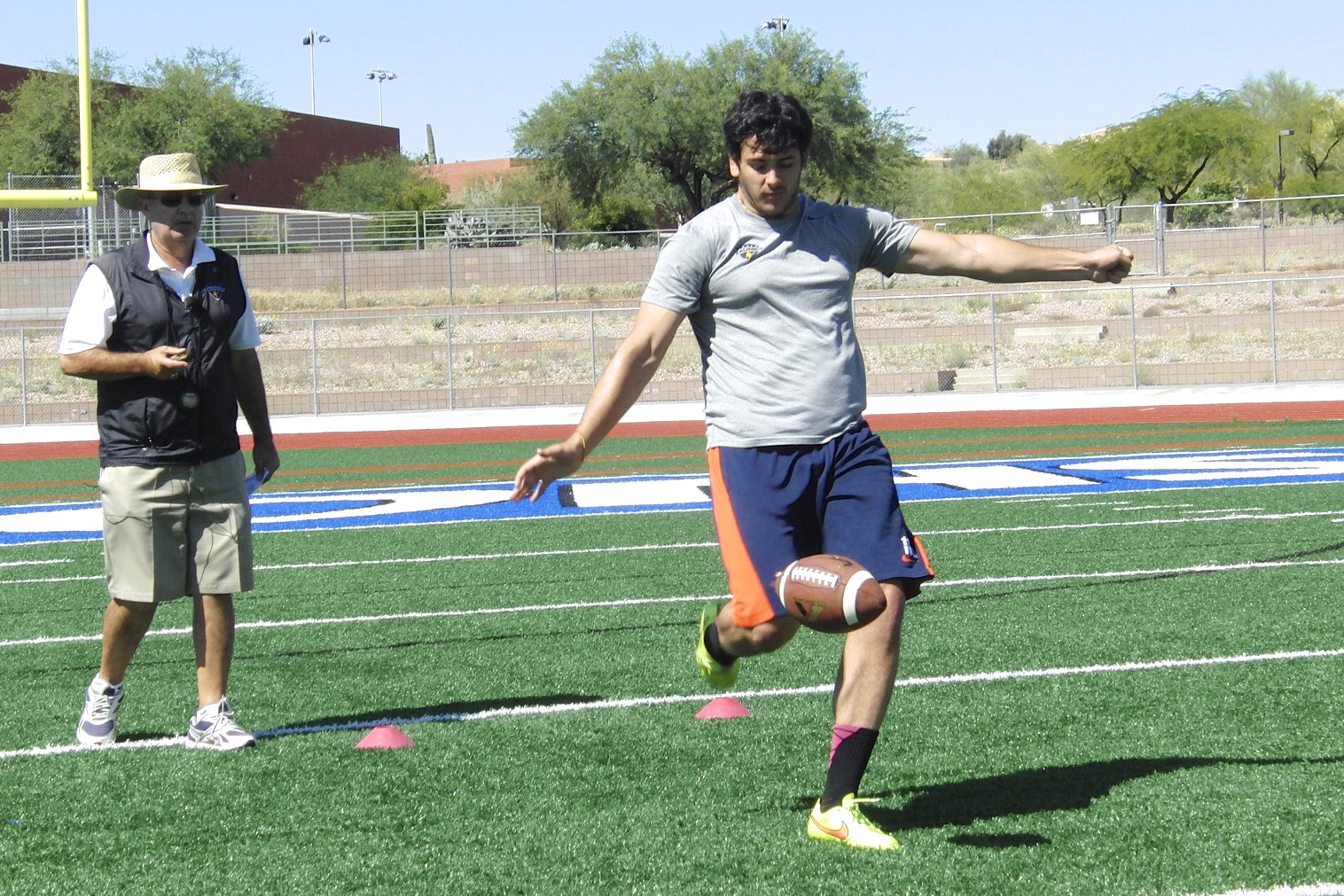 Coach Zauner's Blog...: University of Virginia Punter, Nicholas Conte ...