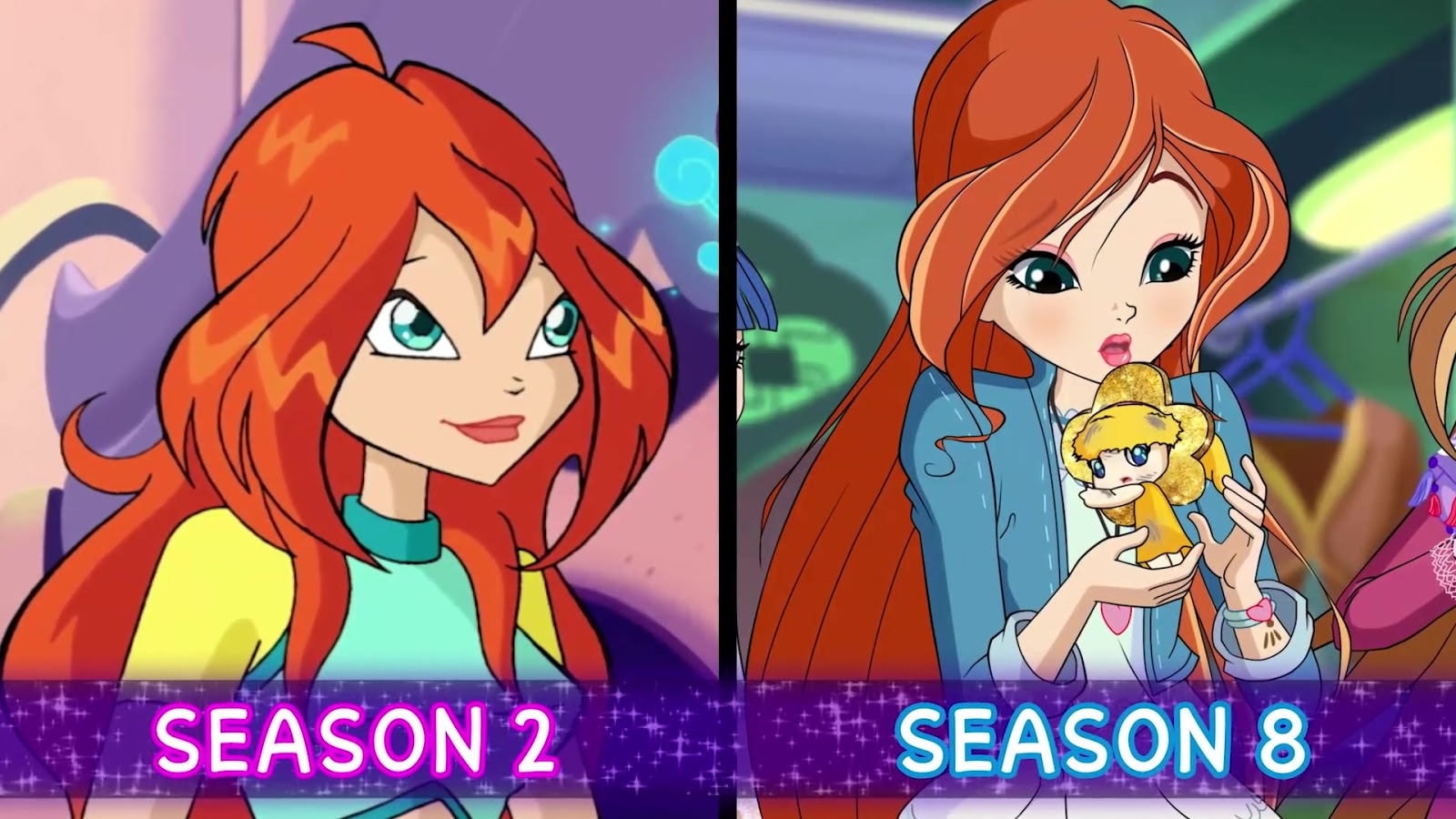 Winx Club fairies evolution from Season 1 to 8 🌟 - Winx Club All