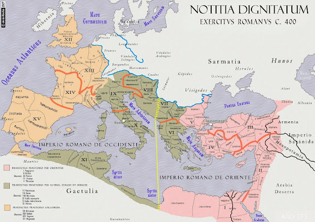 Bachillerato IES Escultor: El Imperio Romano en el siglo IV