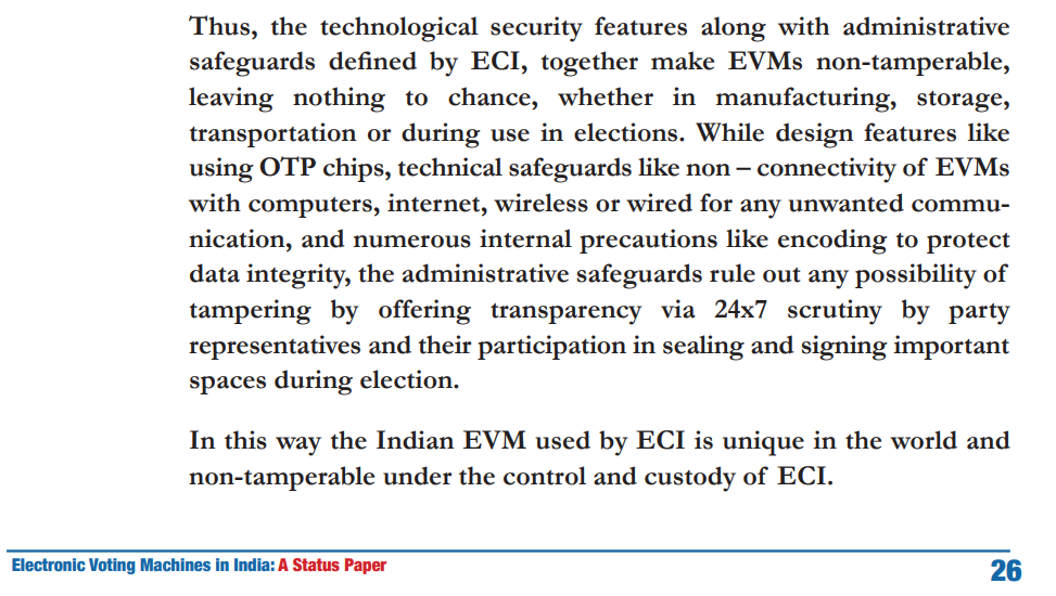 Loopholes in EVM security and ECI regulatory actions - Adi's Blog