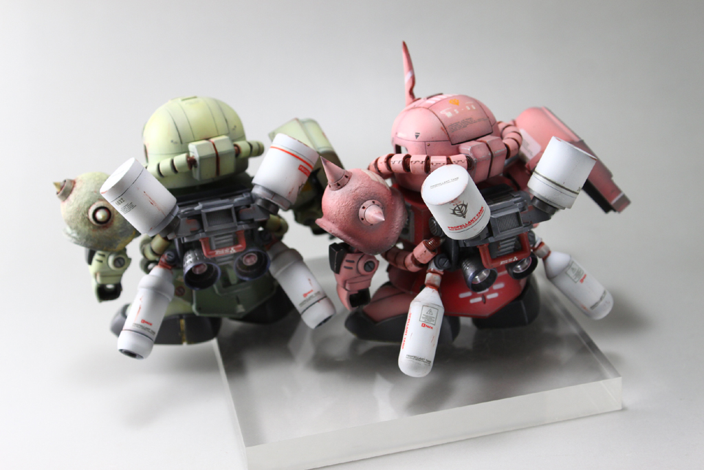 Custom Build: SD Zaku II Super Back Pack