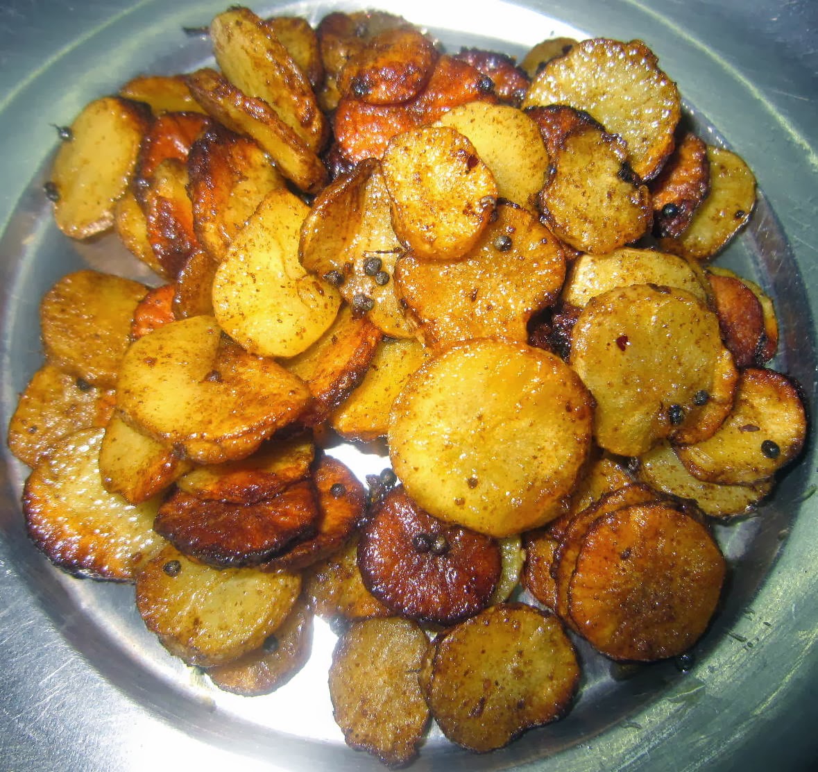 Archies Authentic Touch: Kooka ( chinese Potatoes ) Stir fry