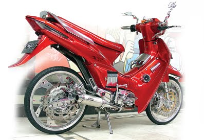 otomotif bike: Contoh Modifikasi Honda Supra X 125