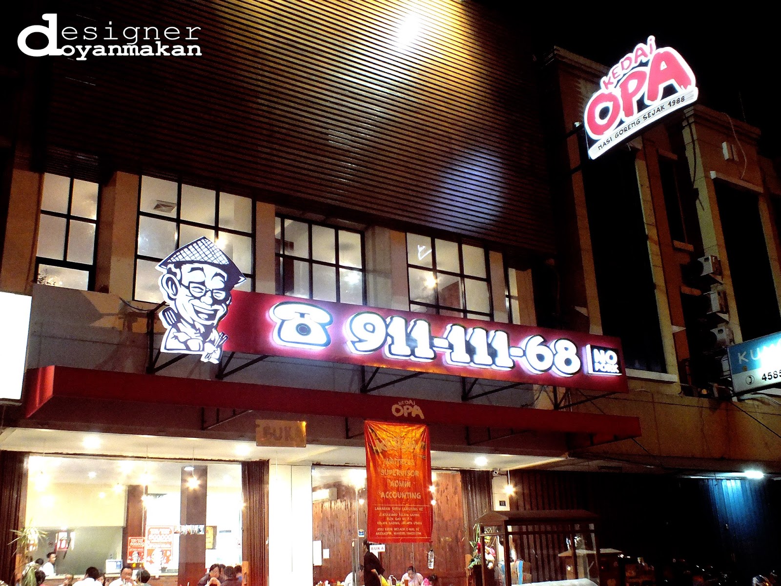 Designer Doyan Makan: Kedai Opa