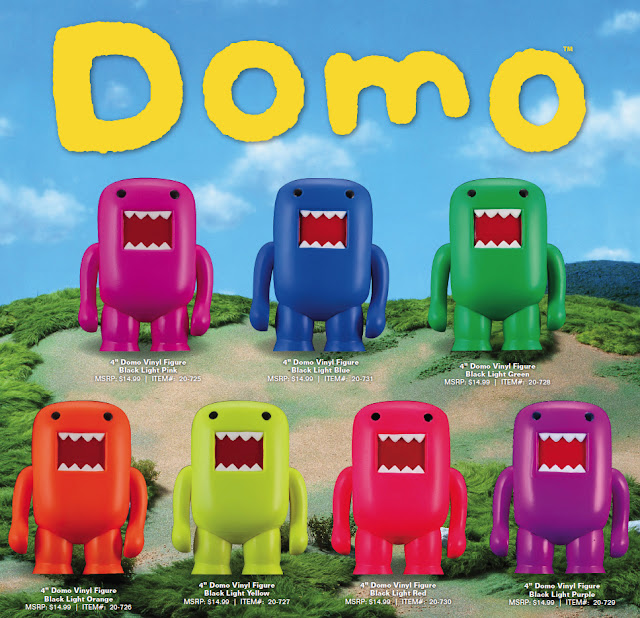 4-inch Raver Domos Glow Under Blacklight! ~ Tenacious.Ninja - Art Toy Blog