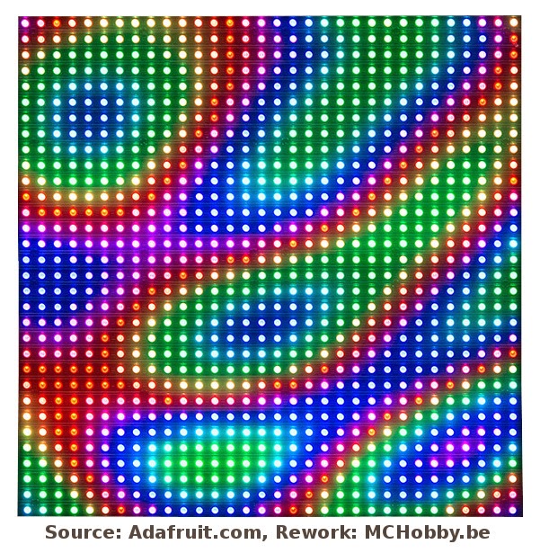 Gérer une matrice RGB avec Raspberry-Pi - MCHobby - Le Blog