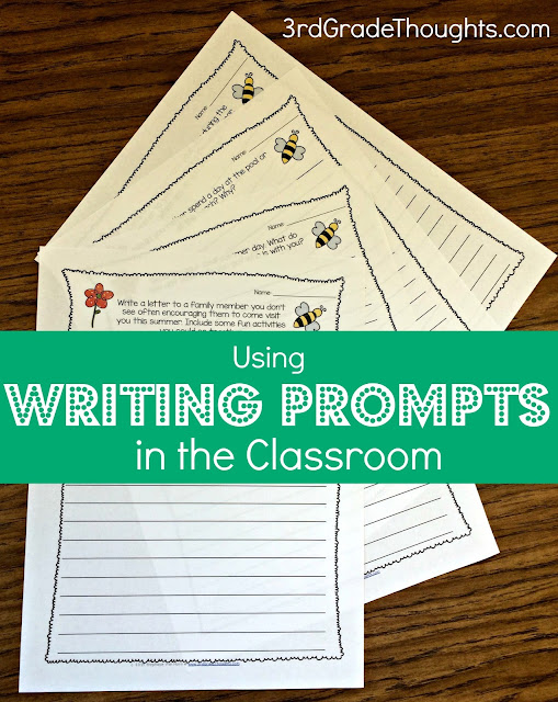 Using Writing Prompts in My Classroom - 3rd Grade Thoughts