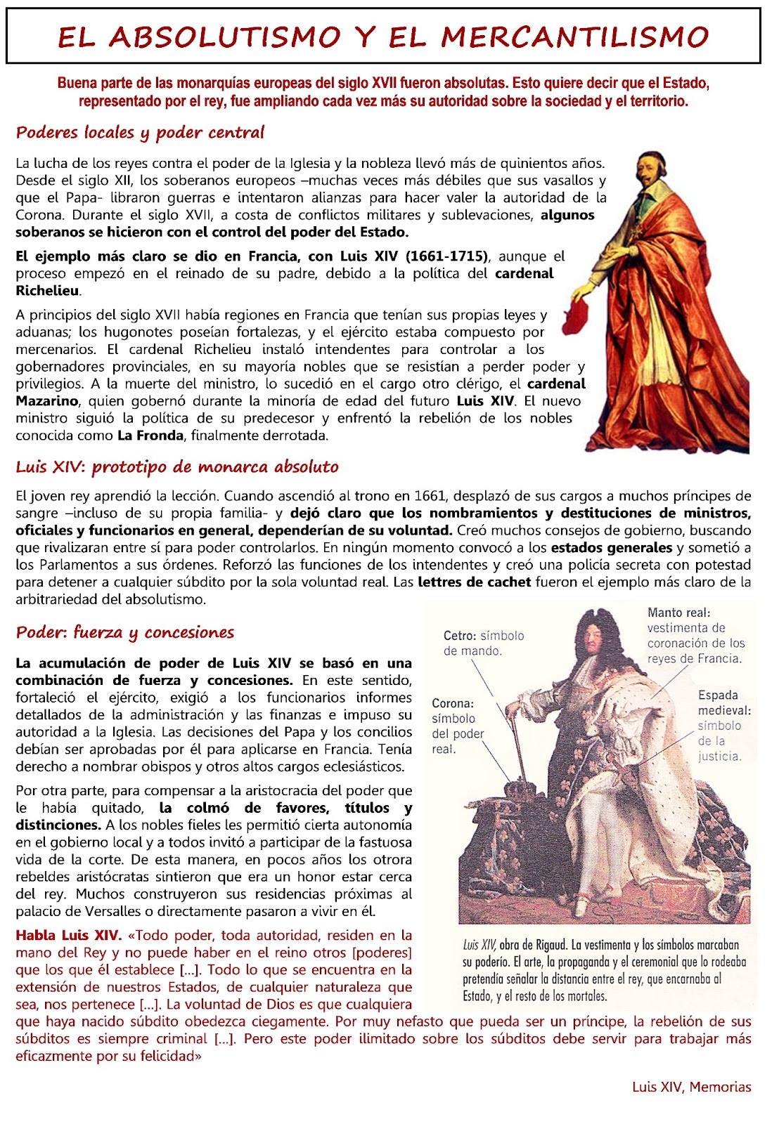 Blog del Prof. Gustavo Toledo: Actividad de Segundo Año: El Absolutismo