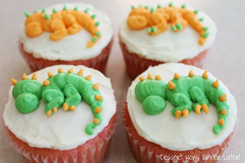Dragon Cupcakes Tutorial | Dessert Now Dinner Later
