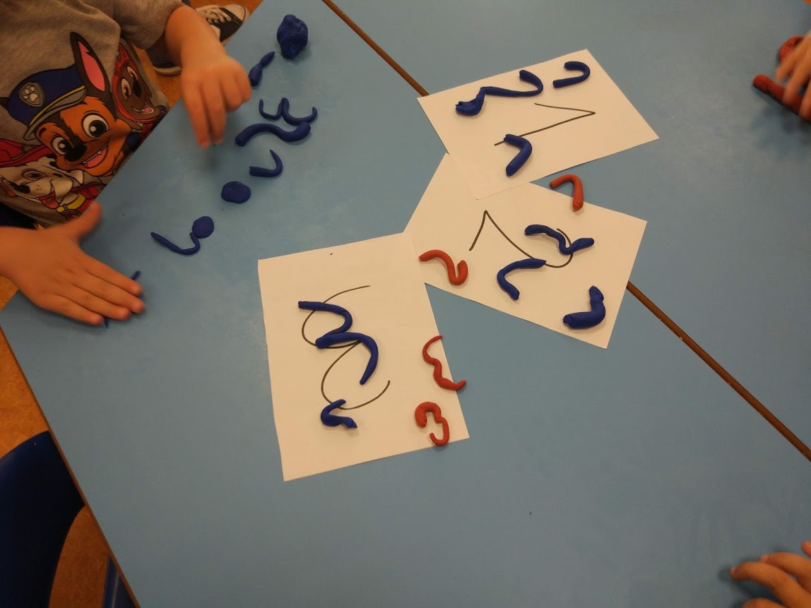 Cierzo de ilusiones: NÚMEROS DE PLASTILINA