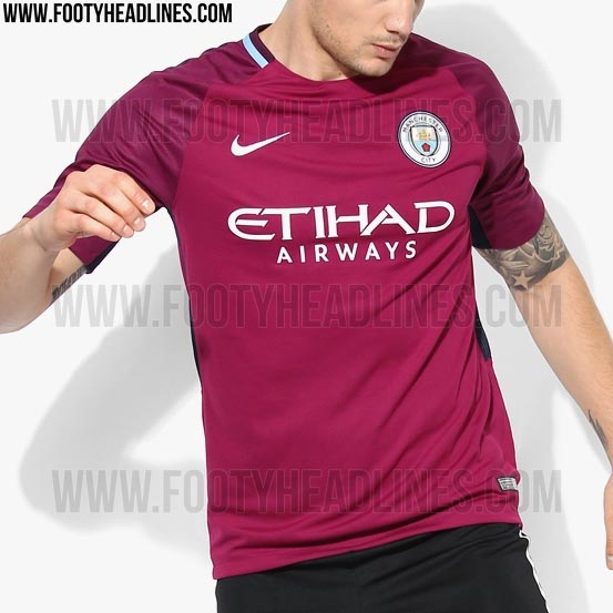 Manchester City 17-18 Home, Away & Third Kits Revealed - Footy Headlines