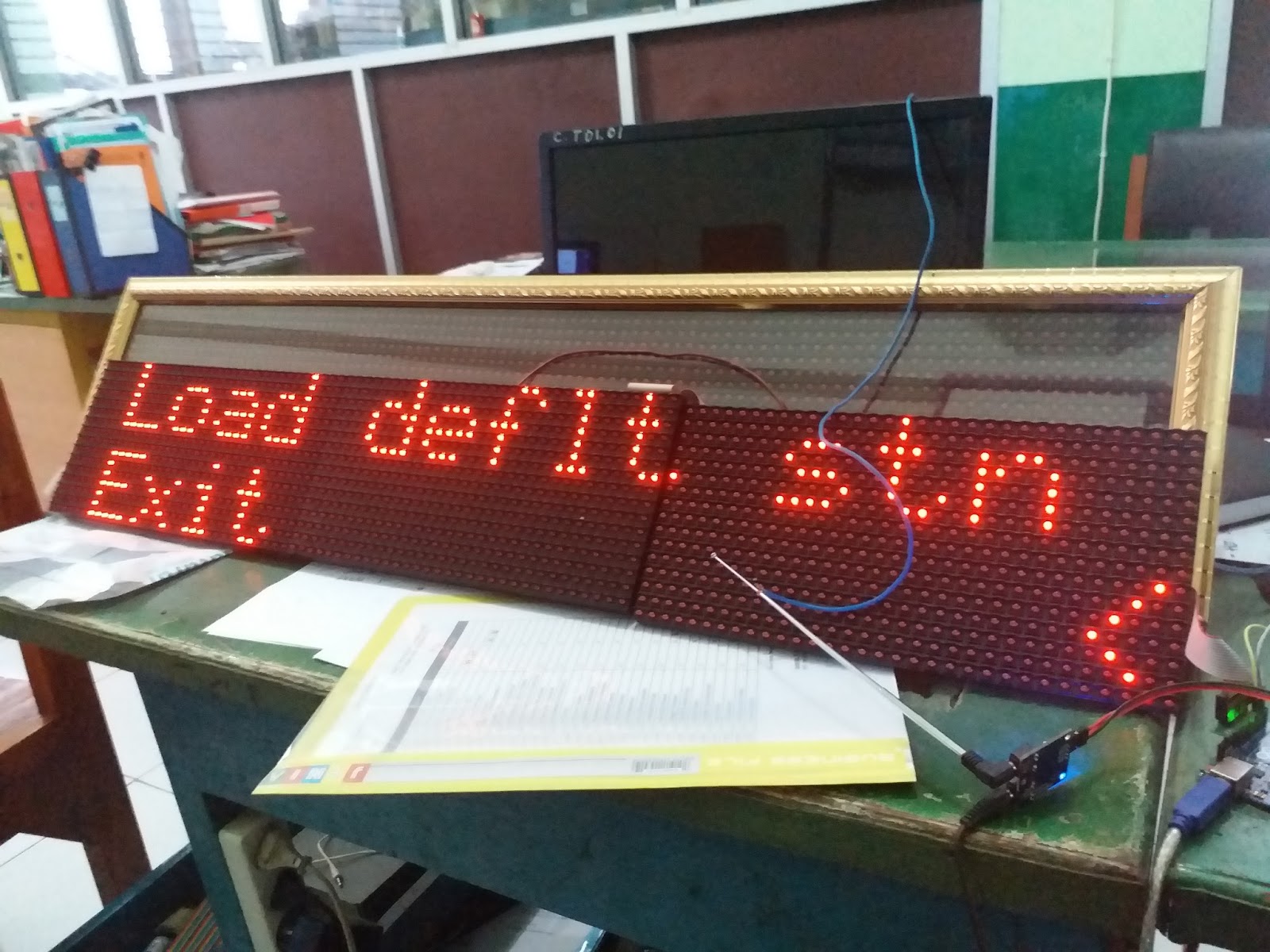 Membuat Radio FM Arduino Uno dengan Display P10 LED Matrix ~ www ...